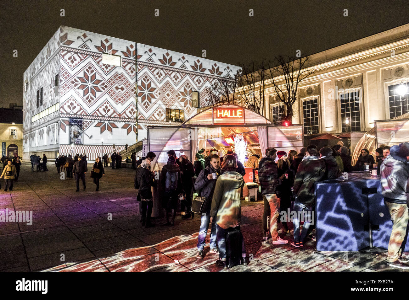 Museum Leopold, Halle, MQ, Musuemquartier, winter at MQ, Christmas ...