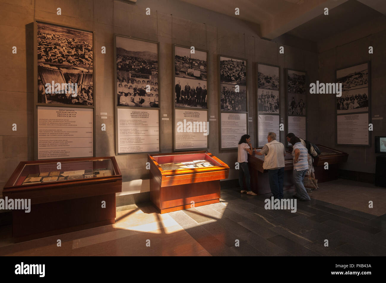 Armenia, Yerevan,Tsitsernakaberd, visitor center, Armenian Genocide ...