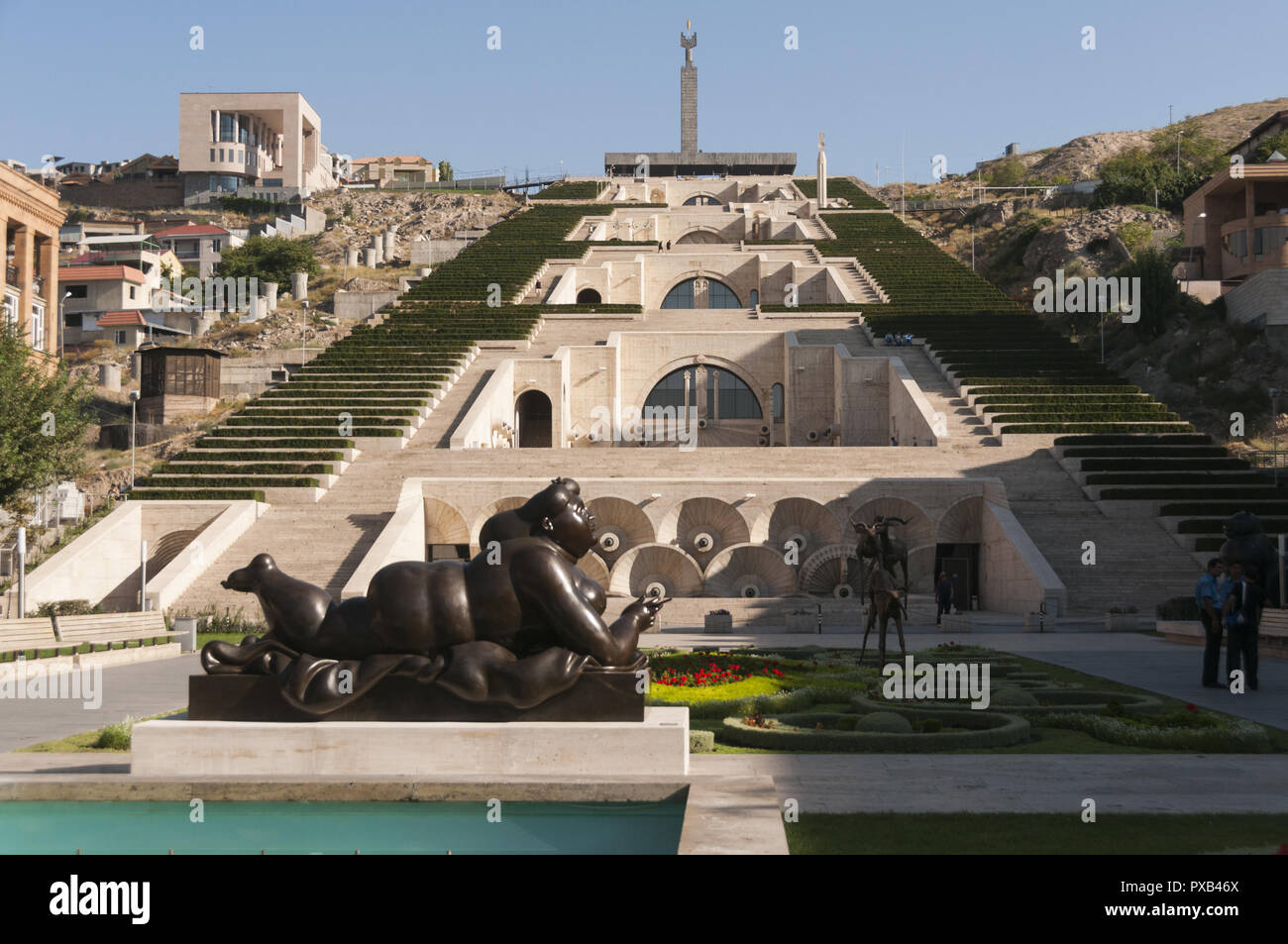 Armenia, Yerevan, Yerevan Cascade, Cafesjian Center for the Arts, Woman ...