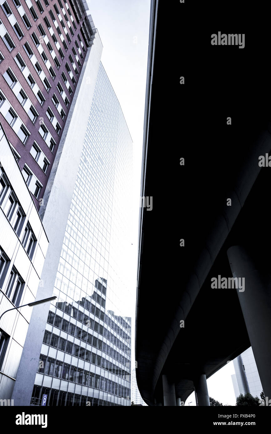 Danube tower and izd tower hi-res stock photography and images - Alamy