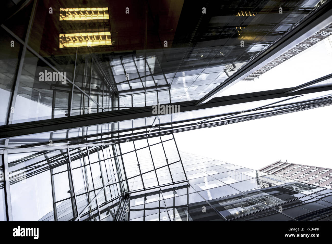 Danube tower and izd tower hi-res stock photography and images - Alamy