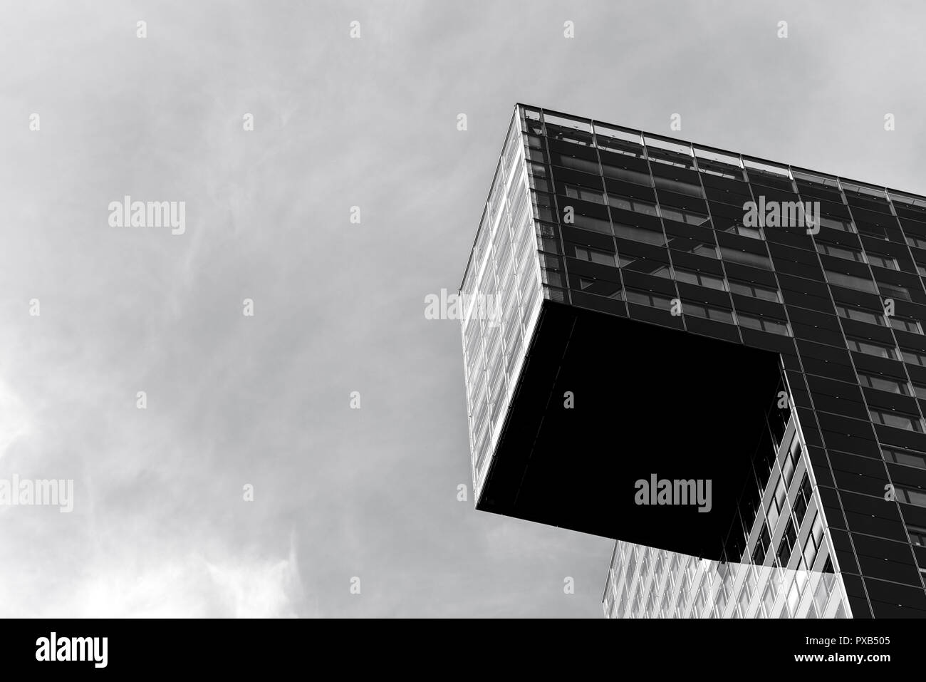 Danube tower and izd tower hi-res stock photography and images - Alamy