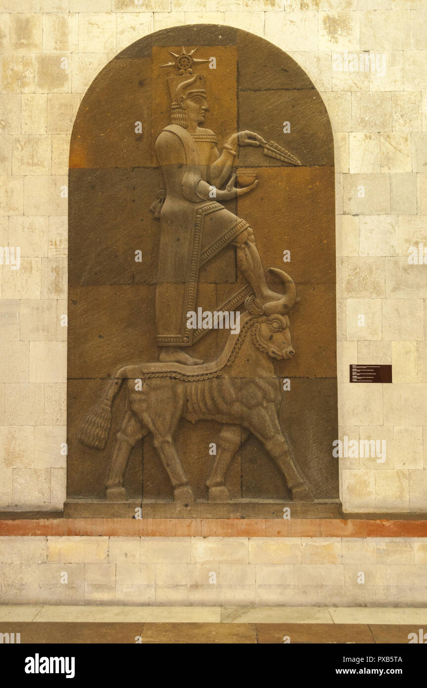 Armenia, Yerevan, Erebuni Fortress, Erebuni Museum of History, artifact ...