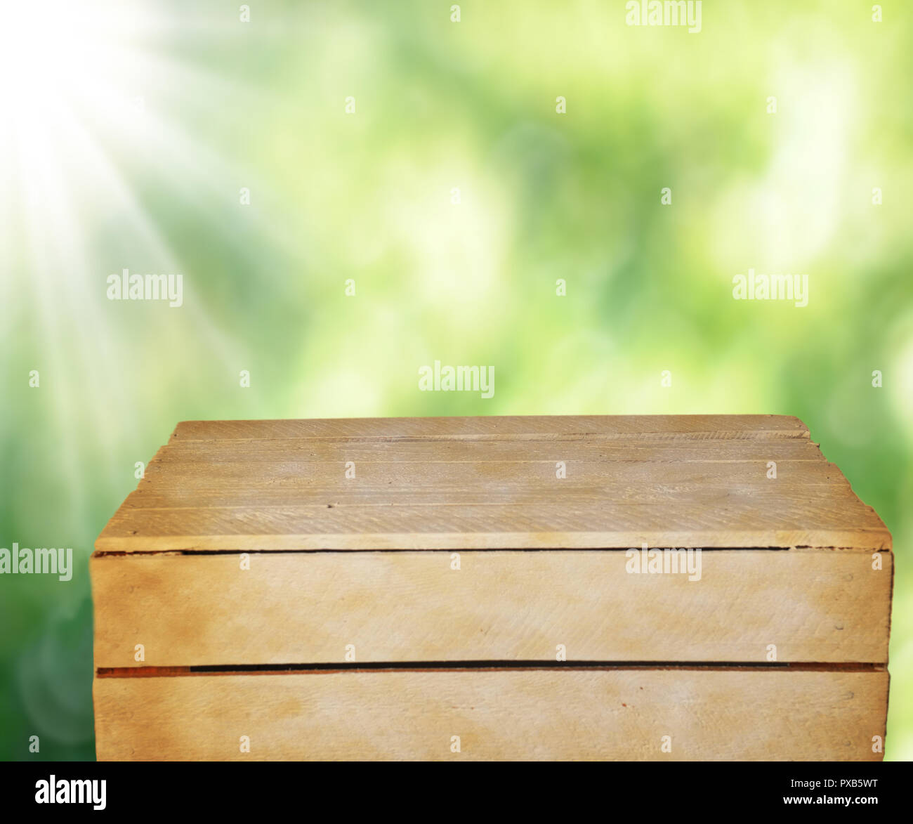 empty table for product display montages Stock Photo - Alamy