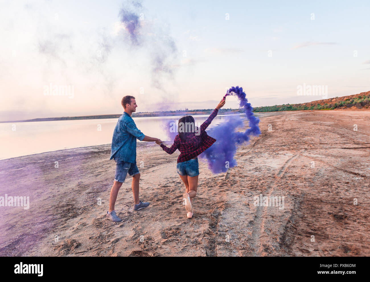 Hand flare hi-res stock photography and images - Alamy