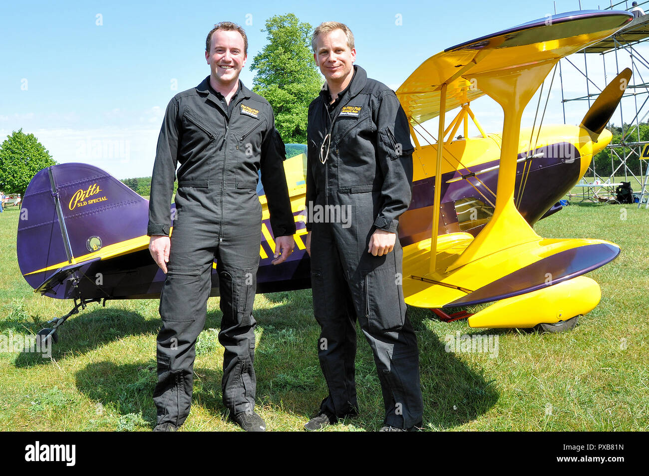 Richard Grace and Dave Puleston, pilots of The Pitts Pair, Trig ...