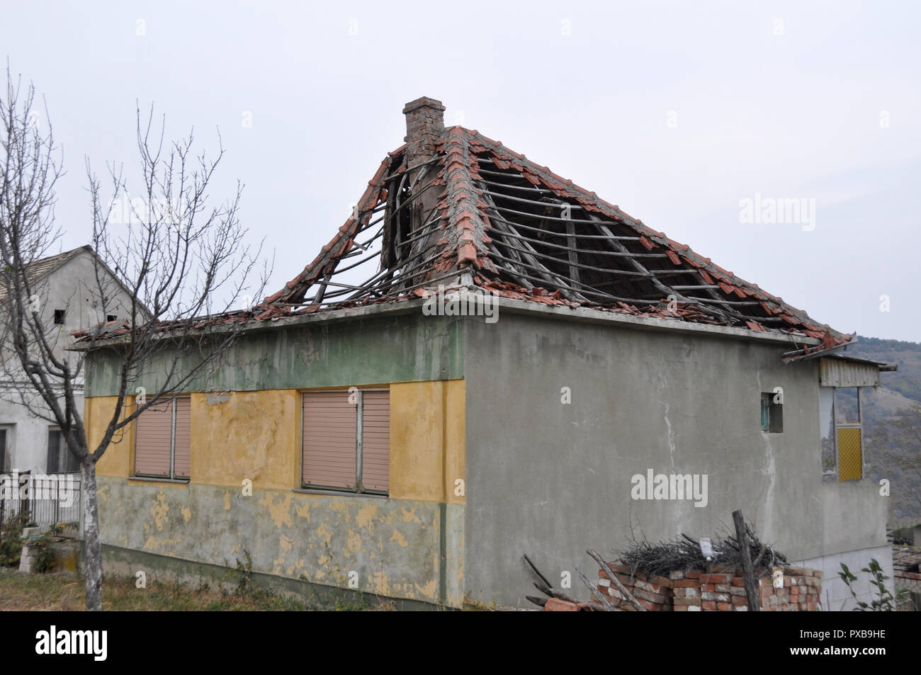 Roof hole hi-res stock photography and images - Alamy