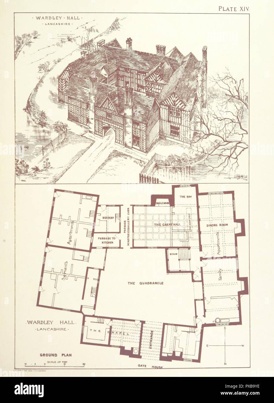 page 131 of 'Old Halls in Lancashire and Cheshire, including notes on ...