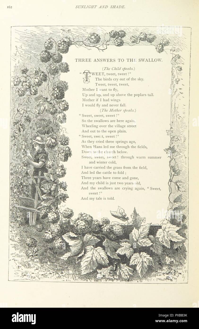 page 166 of 'Sunlight and Shade. Being poems and pictures of life and ...