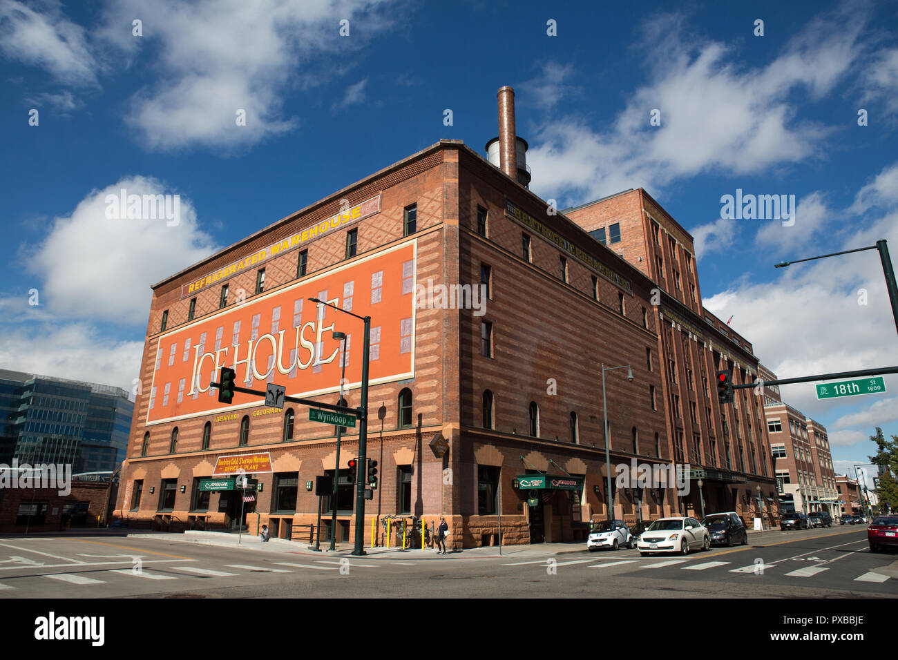 Ice House building in Denver, Colorado Stock Photo - Alamy