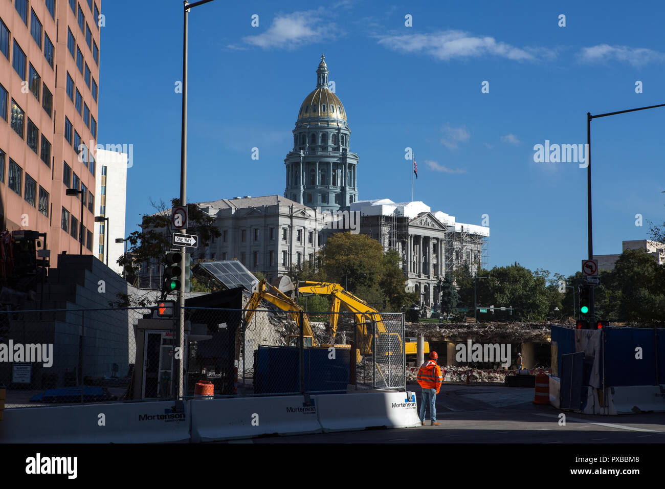 Colorado capitol construction hi-res stock photography and images - Alamy