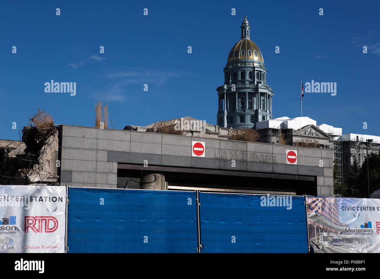Colorado capitol construction hi-res stock photography and images - Alamy