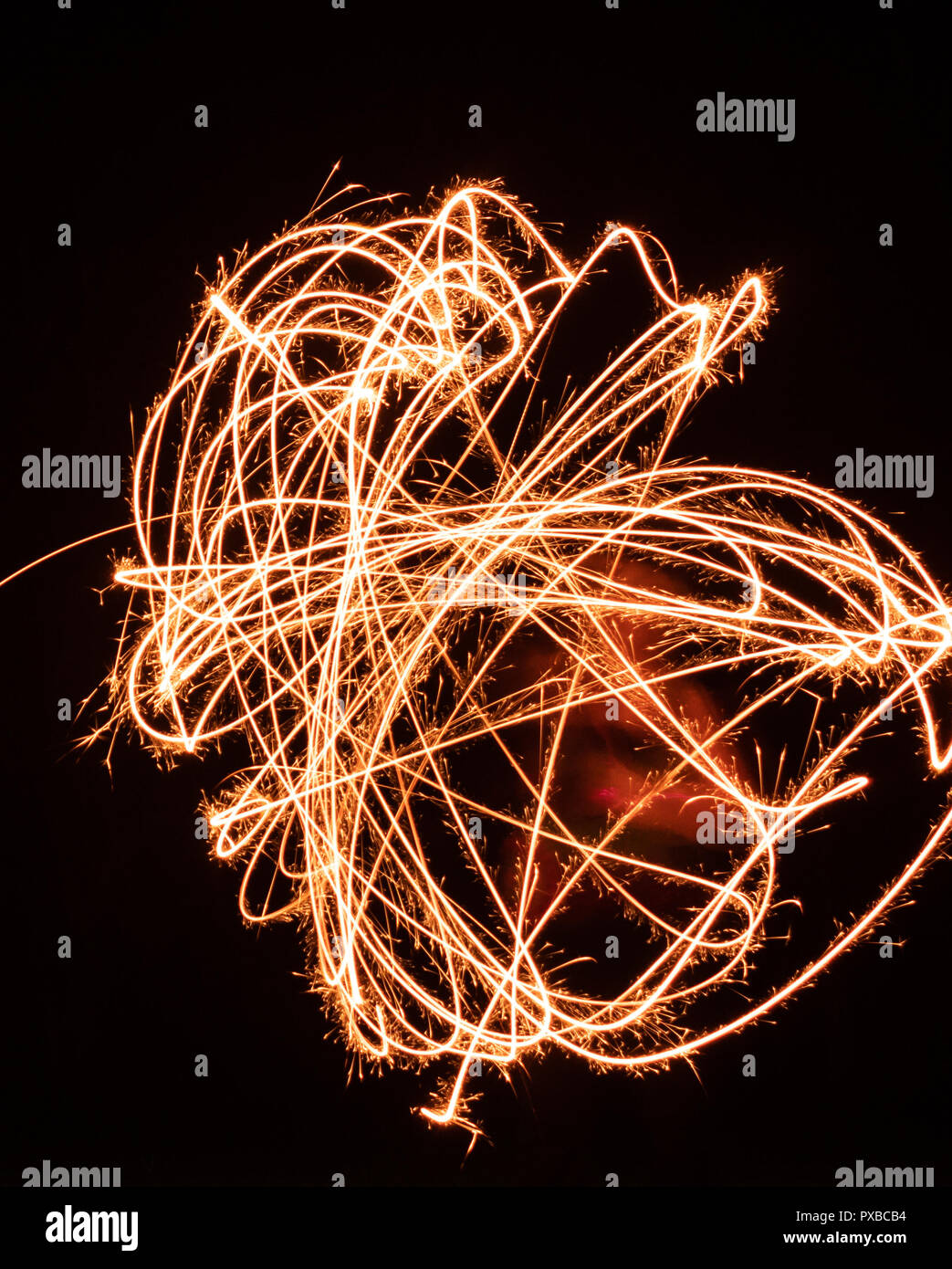 abstract shapes for your projects. sparks and fire in circular motion ...