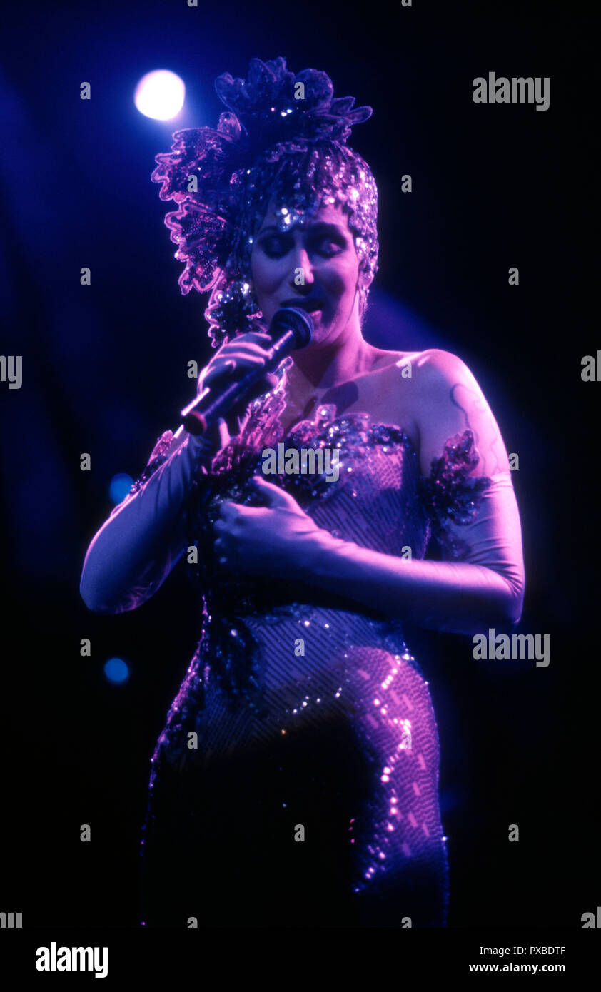 NEW YORK, NY - OCTOBER 28: Singer Cher performs in concert on the 'Love ...