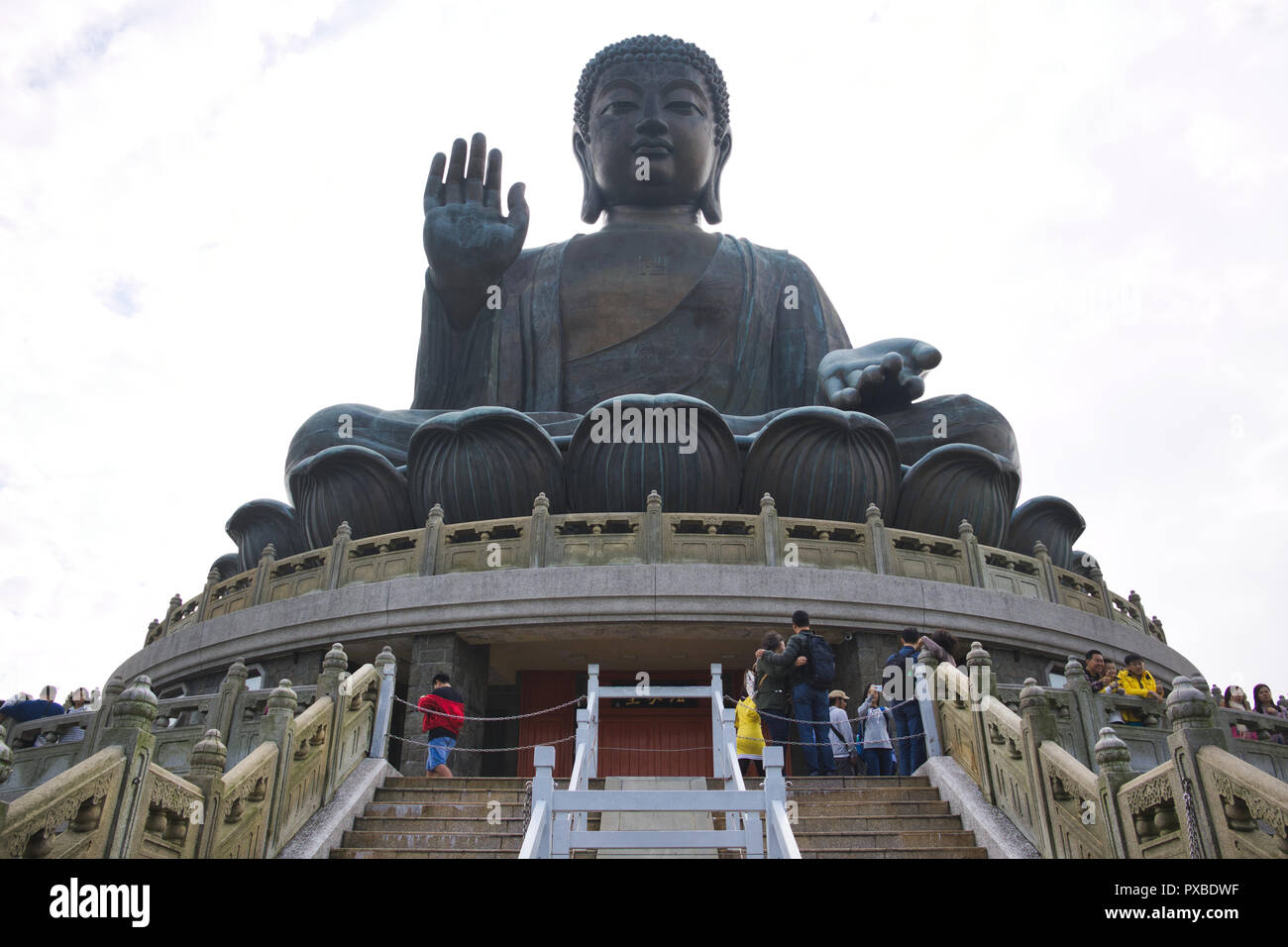 Tian Tan Buddha is a large bronze statue of Buddha Shakyamuni, build in ...