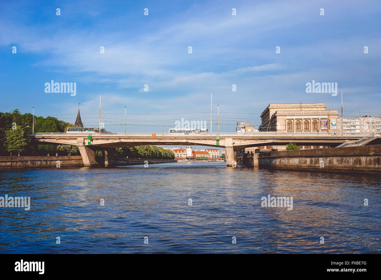 Kaliningrad , Russia-may 11, 2016: urban landscape with beautiful ...