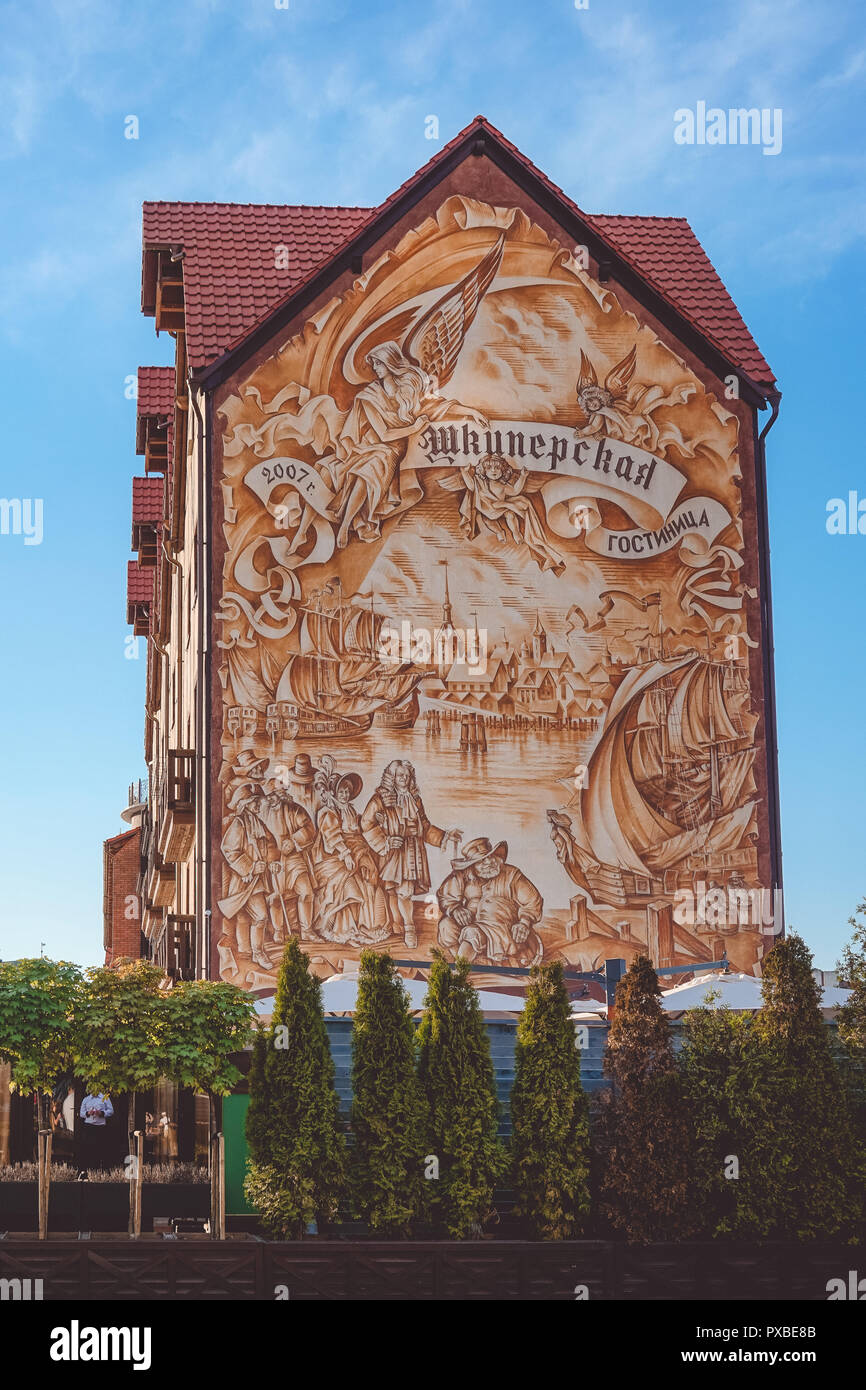 Kaliningrad , Russia-may 11, 2016: urban landscape with beautiful ...