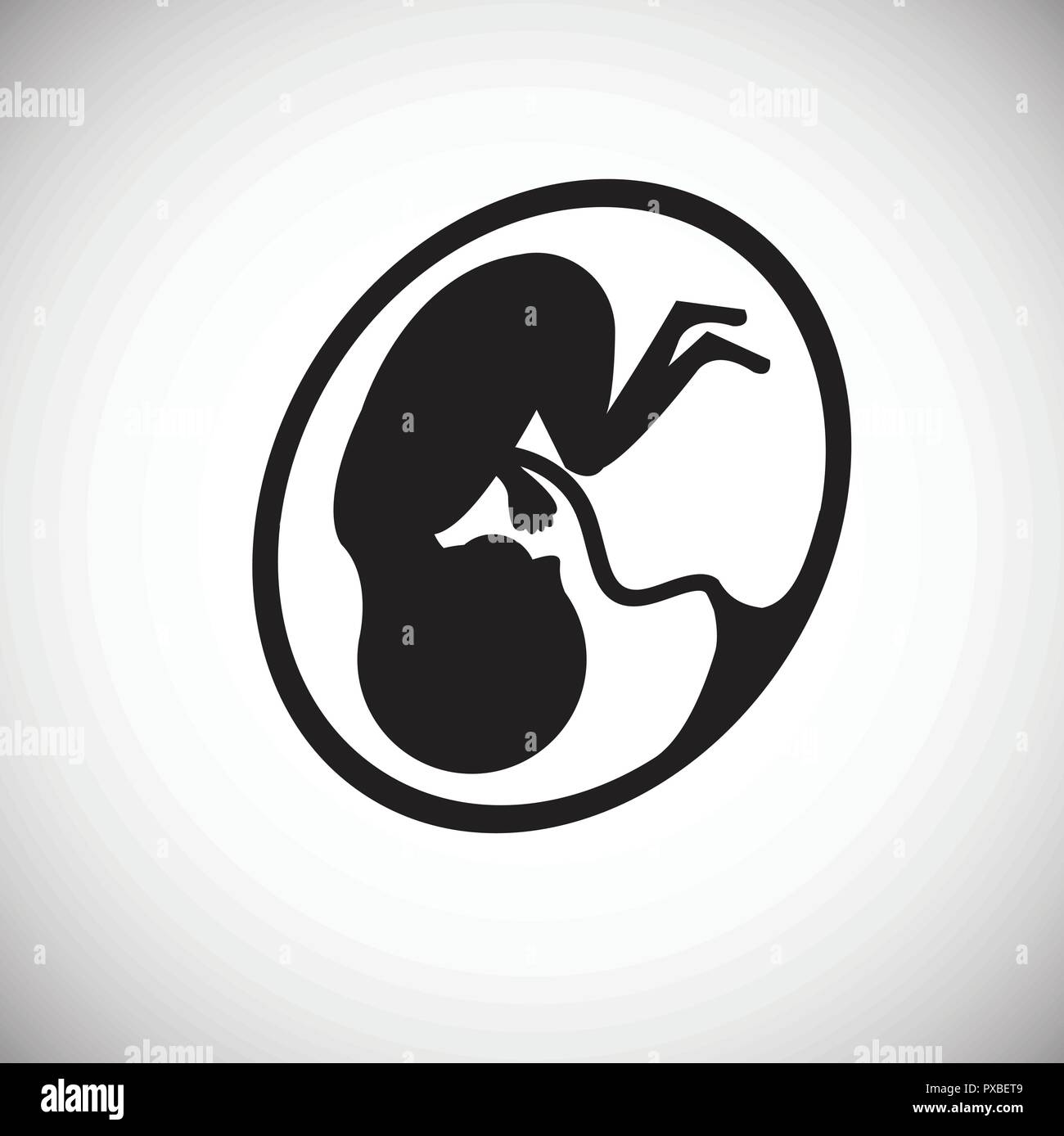 Embrion on white background Stock Vector Image & Art - Alamy