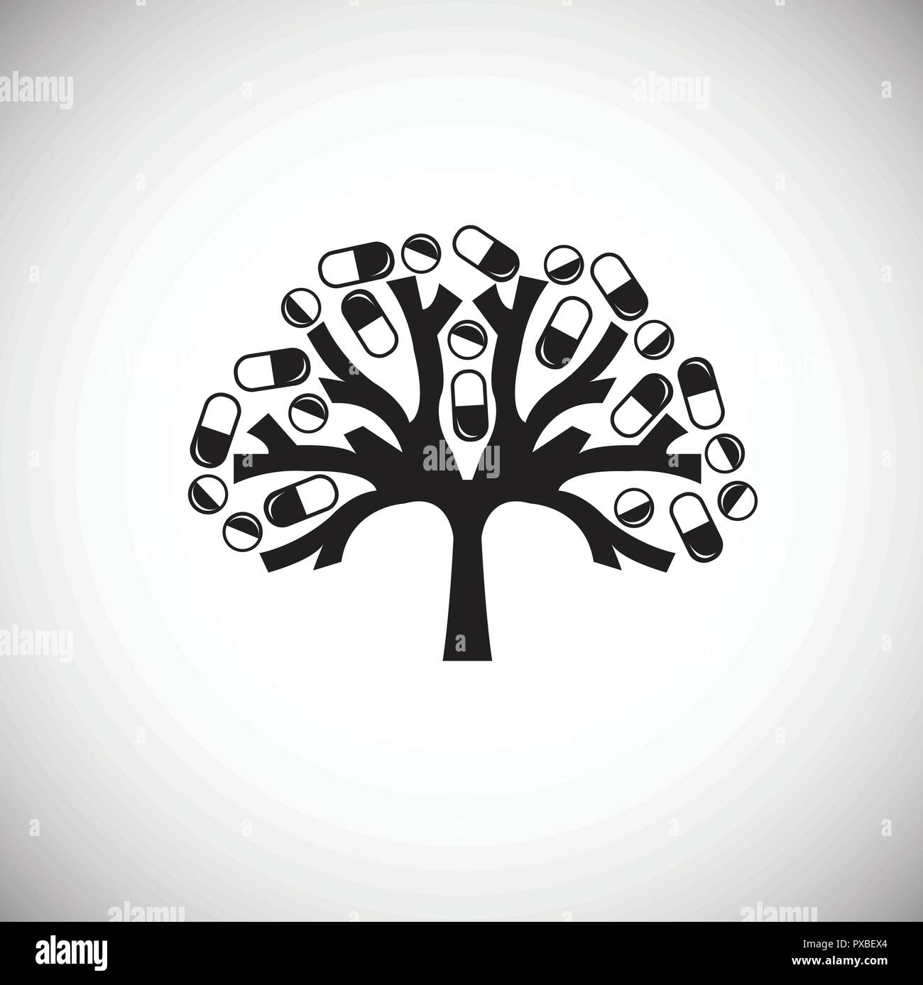Pain tree Stock Vector Images - Alamy