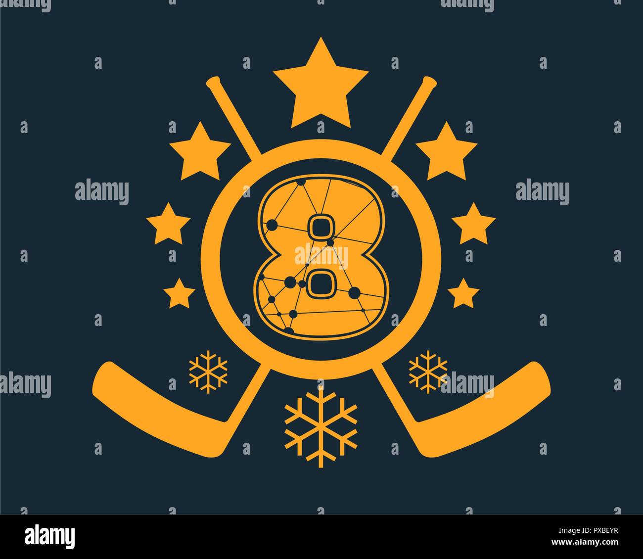 8 number vector illustration Stock Vector Image & Art - Alamy
