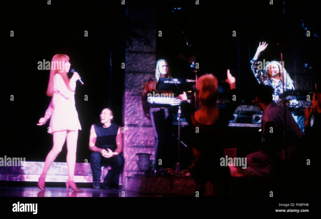 NEW YORK, NY - NOVEMBER 1: Singer Cher, dancer Aaron Cash and Musician ...