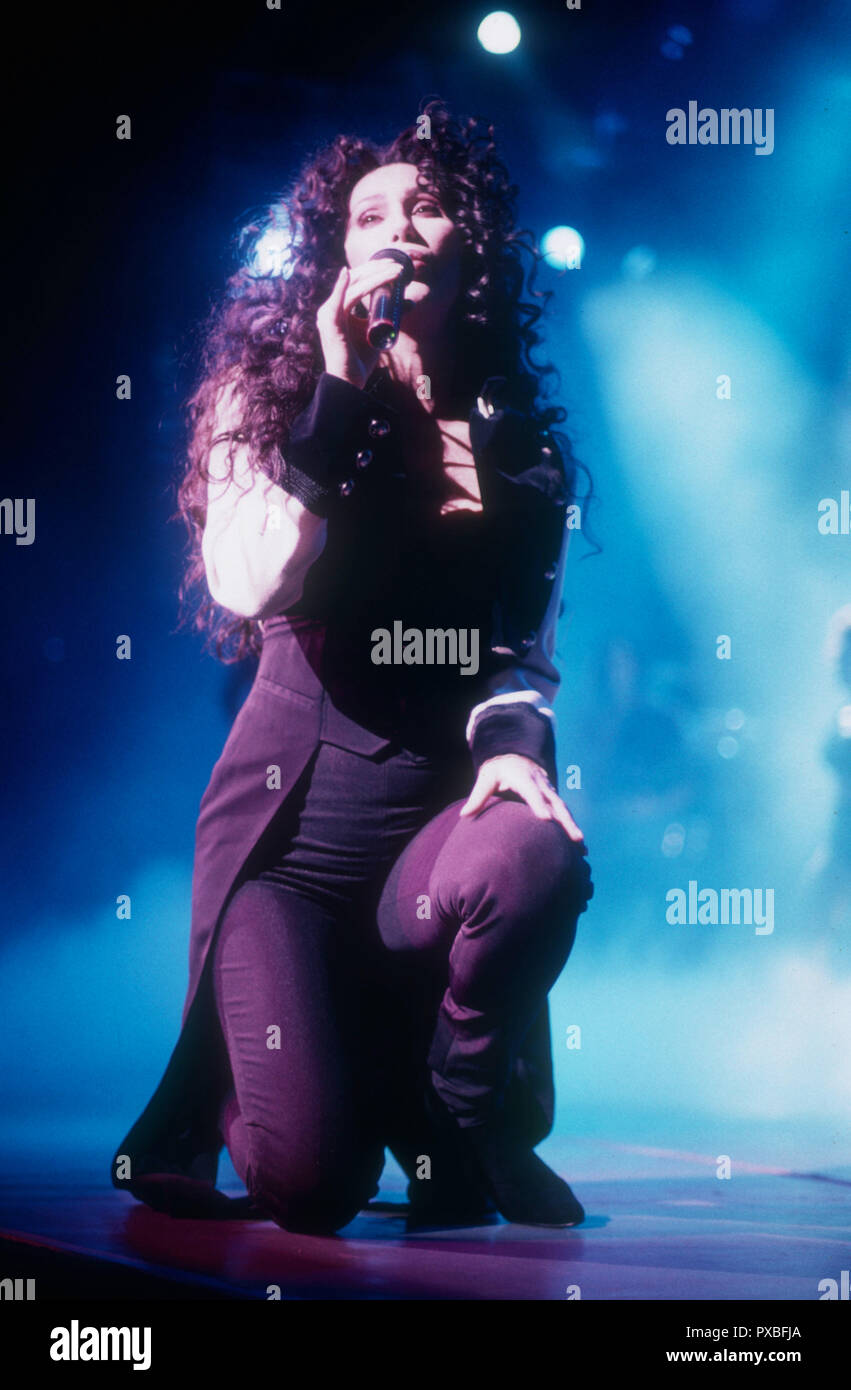 NEW YORK, NY - NOVEMBER 1: Singer Cher performs in concert on the 'Love ...