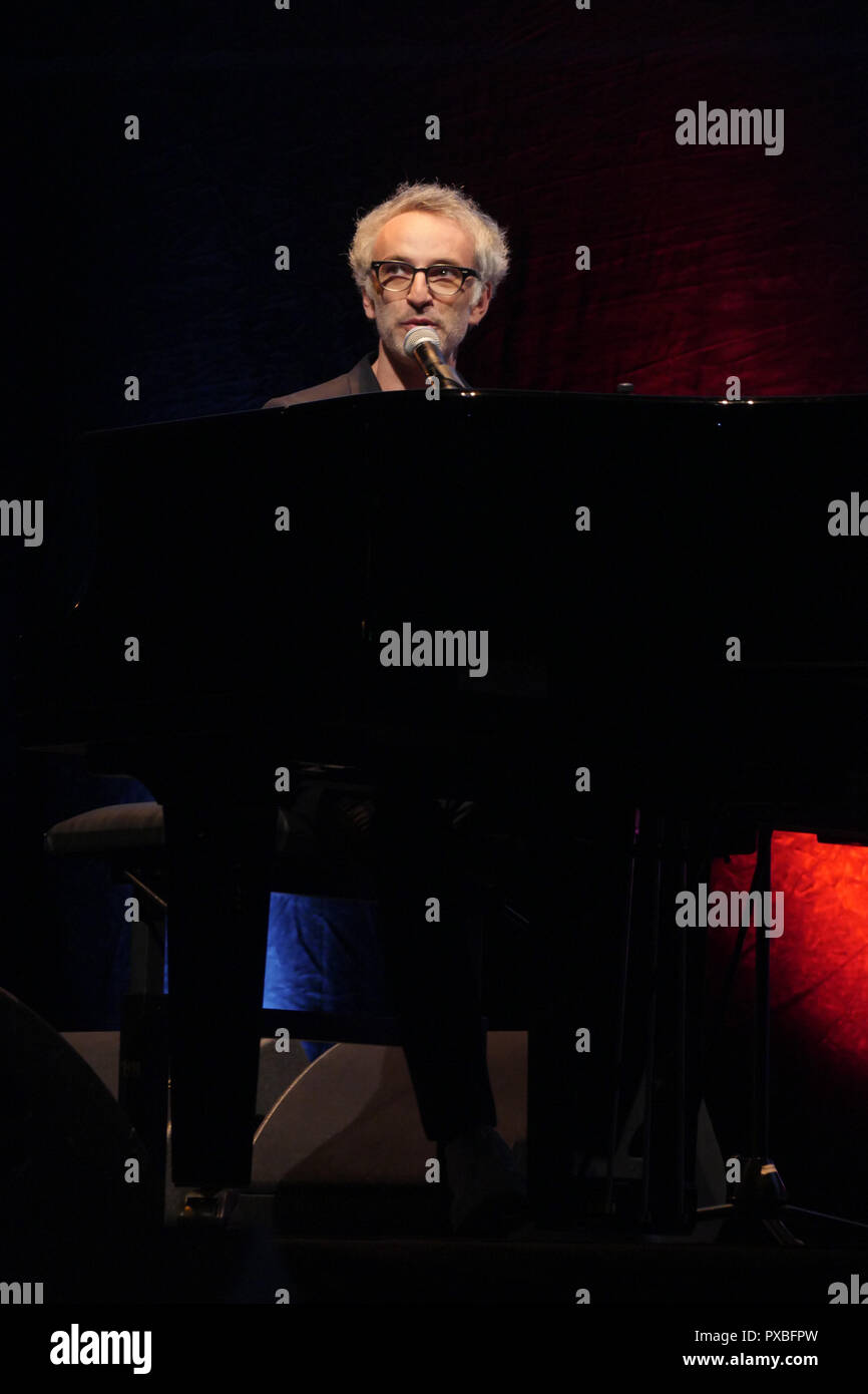 French singer Vincent Delerm performs at 10th Lumiere Awards ceremony ...