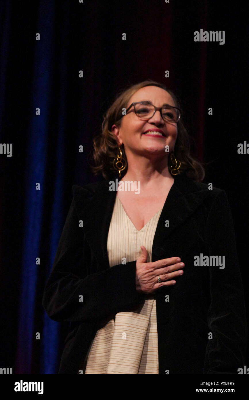 French actress Dominique Blanc talks at 10th Lumiere Film Awards ...