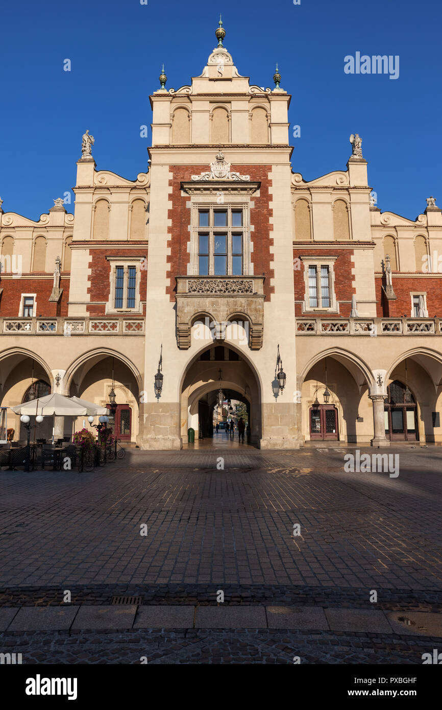 Cloth Hall (Polish: Sukiennice) in Krakow, Poland. 16th century ...