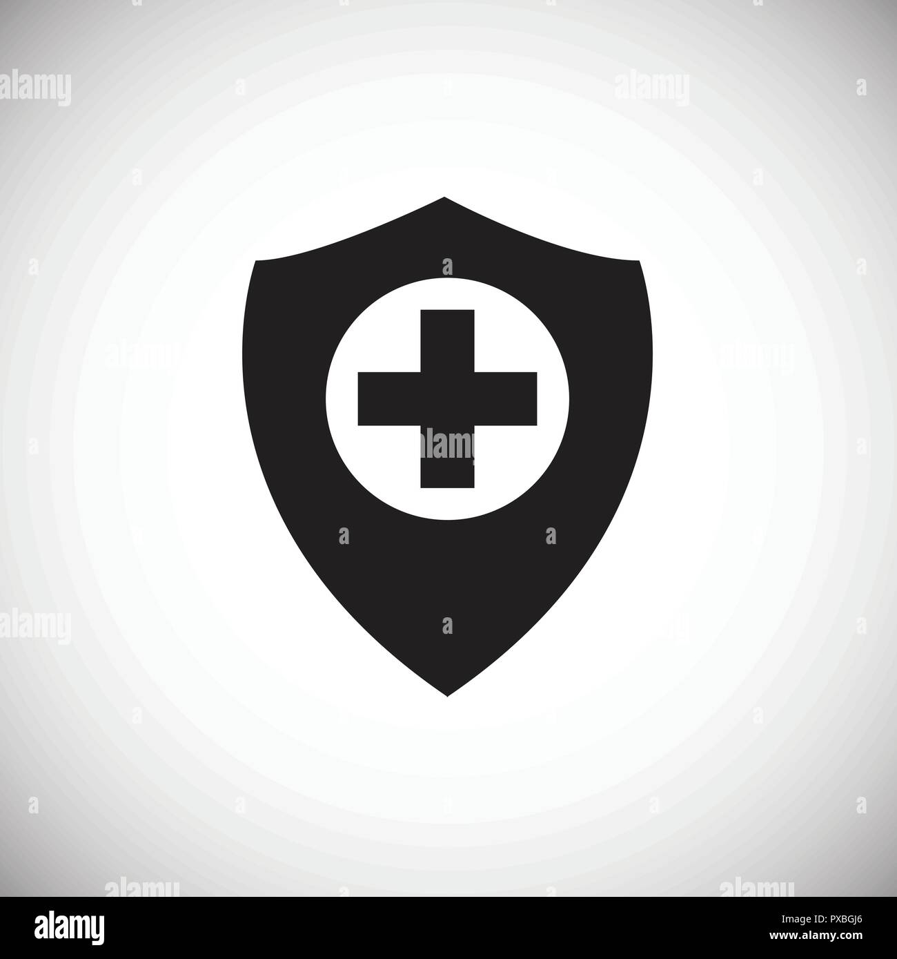 Medical protection shield on white background Stock Vector Image & Art ...