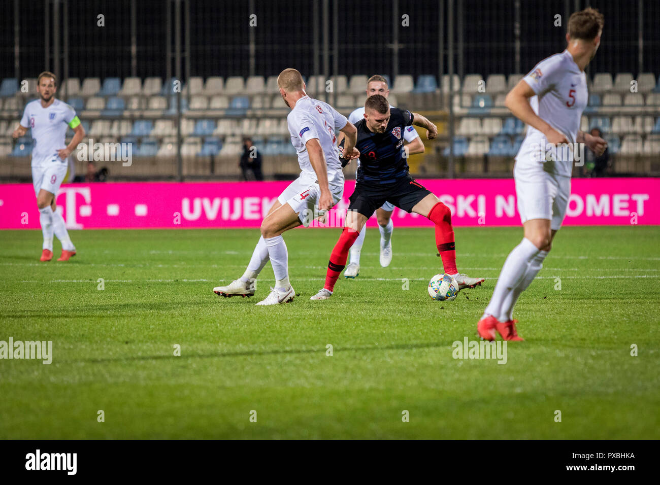RIJEKA, CROATIA - OCTOBER 12, 2018: UEFA Nations League football match ...