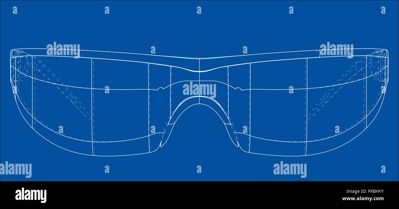 VR Virtual Reality Glasses Concept. Vector Stock Vector Image & Art - Alamy