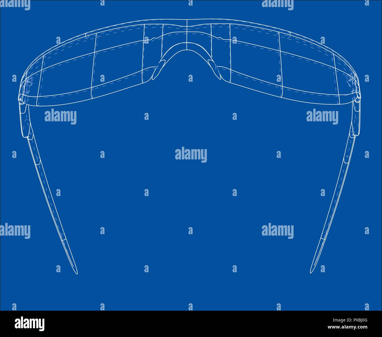 Vr game wireframe Stock Vector Images - Alamy