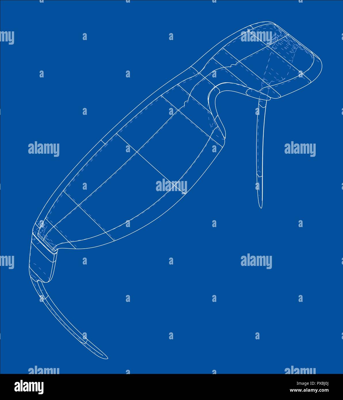 Virtual lines Stock Vector Images - Alamy