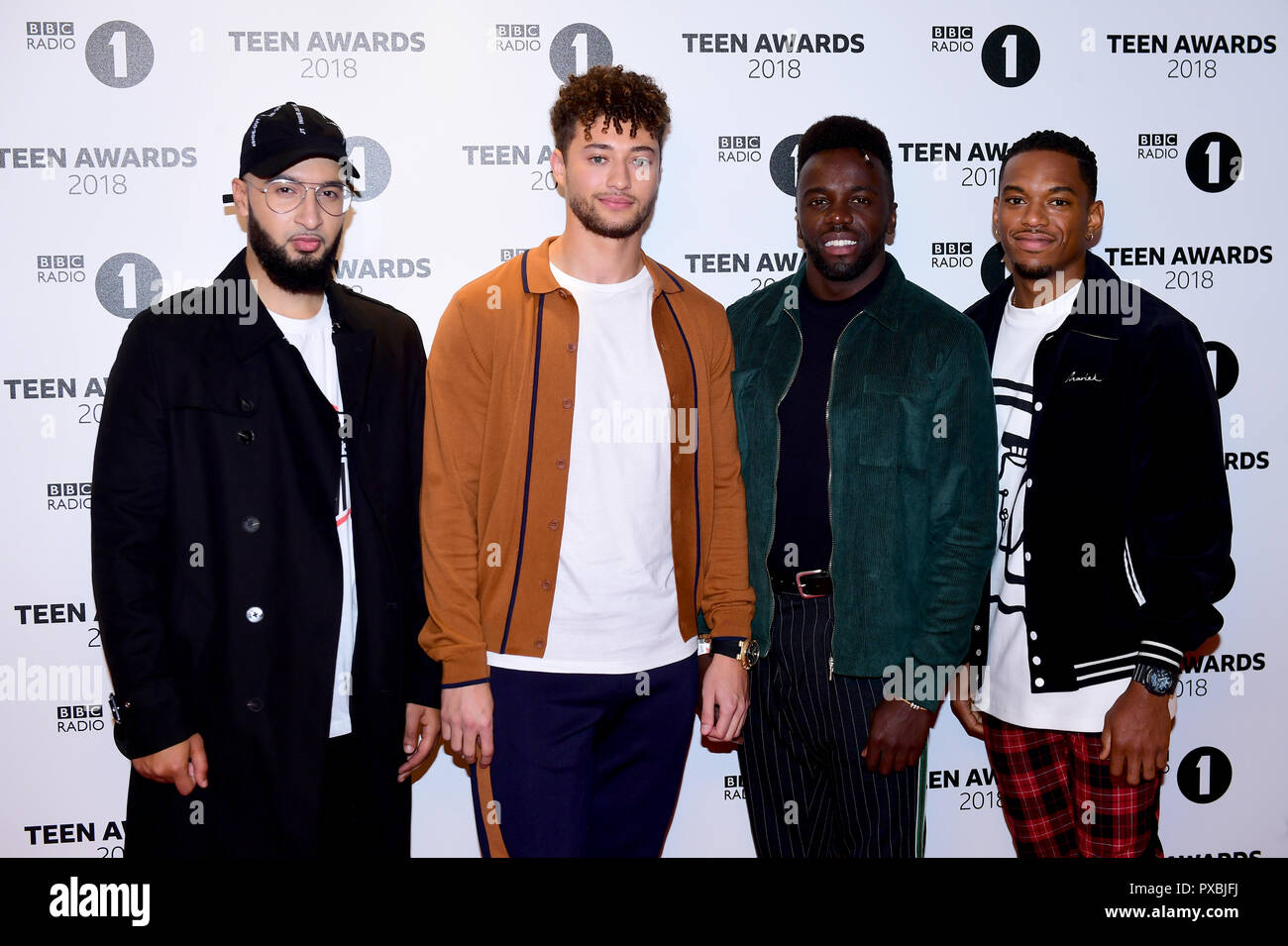 Rak-Su (from left to right, Mustafa Rahimtulla, Myles Stephenson ...