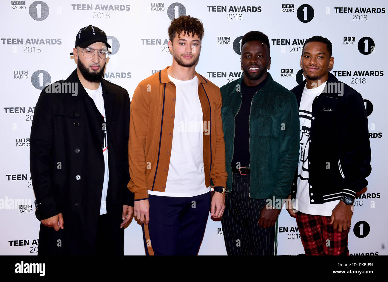 Rak-Su (from left to right, Mustafa Rahimtulla, Myles Stephenson ...