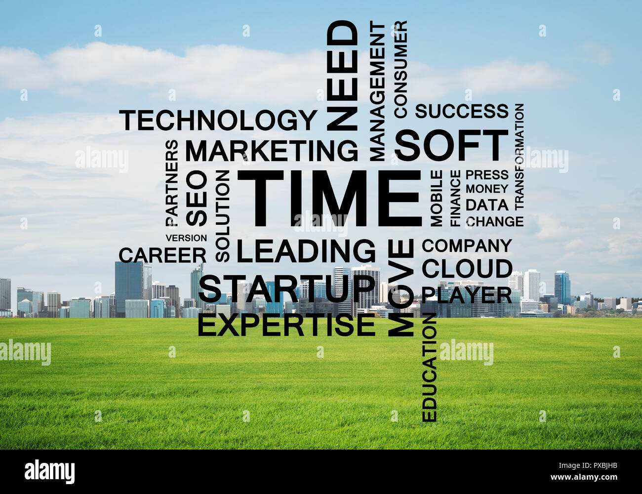 Business conceptual words as keys to success and company growth Stock ...