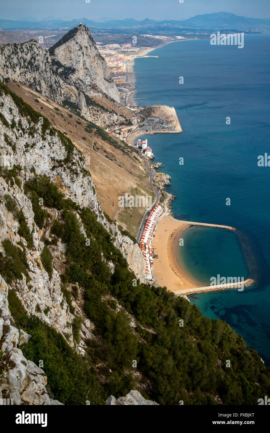 Sandy bay gibraltar hi-res stock photography and images - Alamy