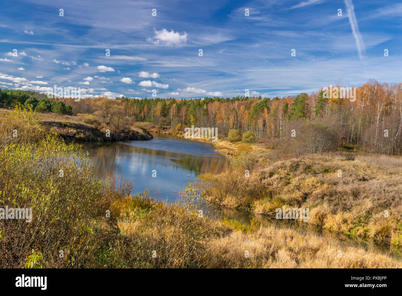 Ugra national Park. Reserve. Kaluga region. Russia Stock Photo - Alamy