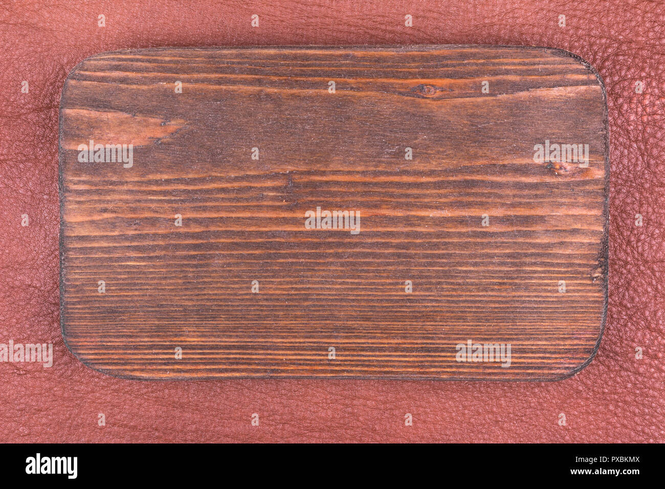 Rustic dark leather background hi-res stock photography and images - Alamy