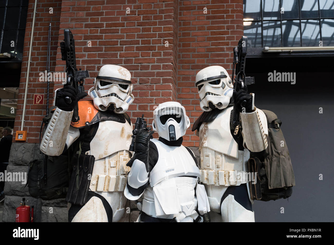 Berlin, Germany. 20th Oct, 2018. Cosplayers seen posing during the ...
