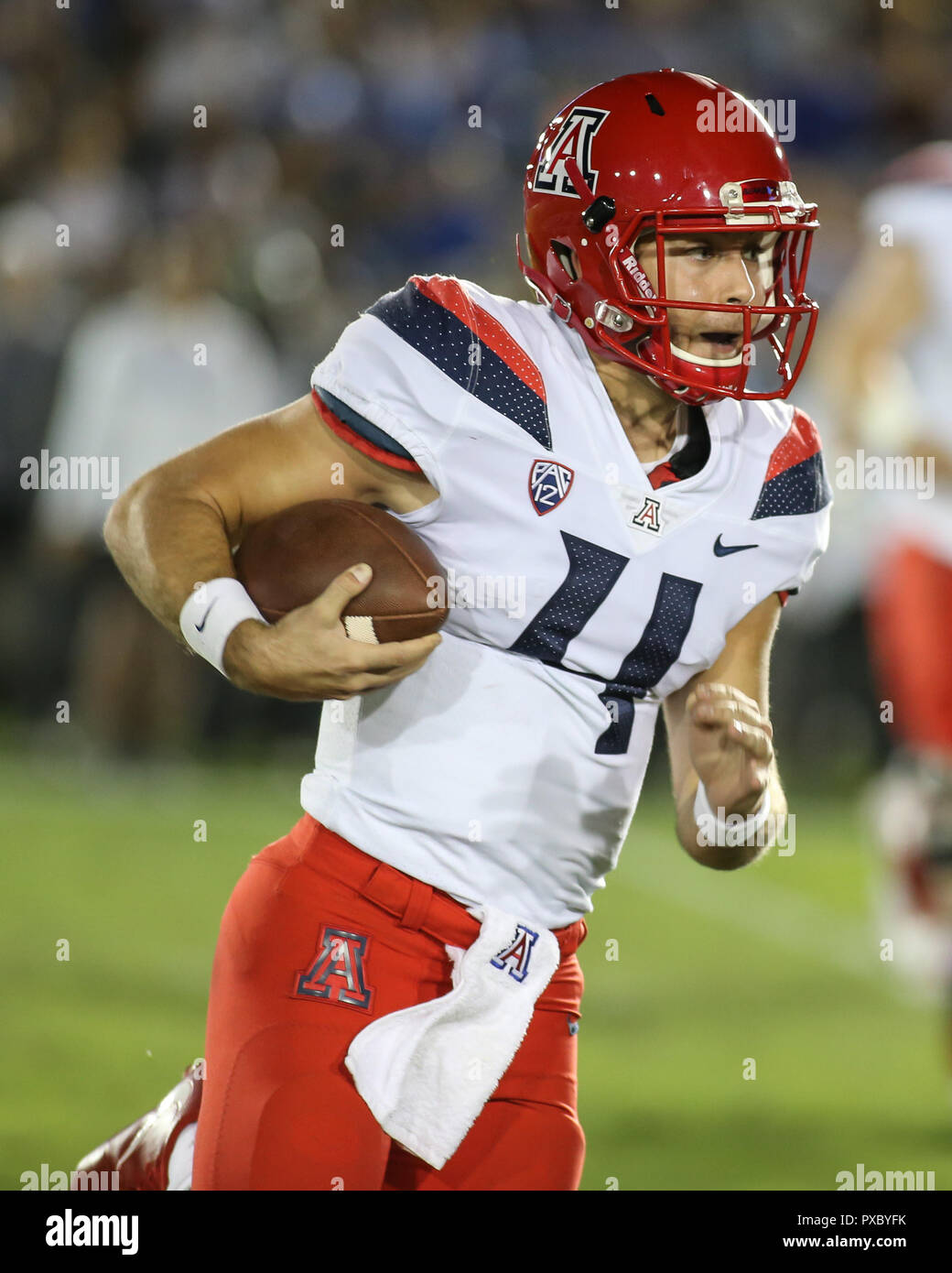Pasadena CA. 20th Oct, 2018. Arizona Wildcats quarterback Rhett ...