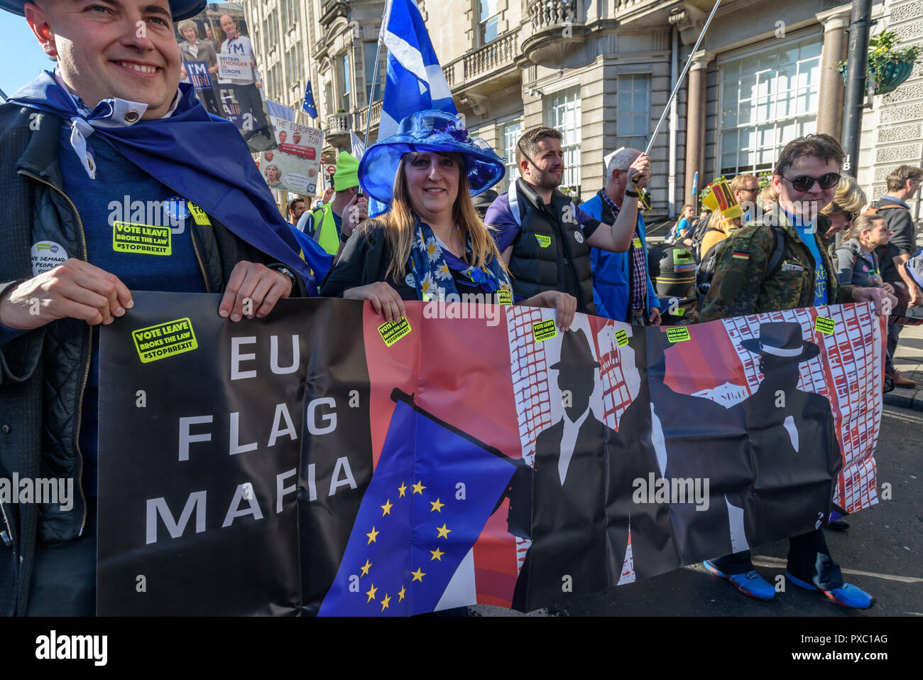 Eu flag mafia hi-res stock photography and images - Alamy