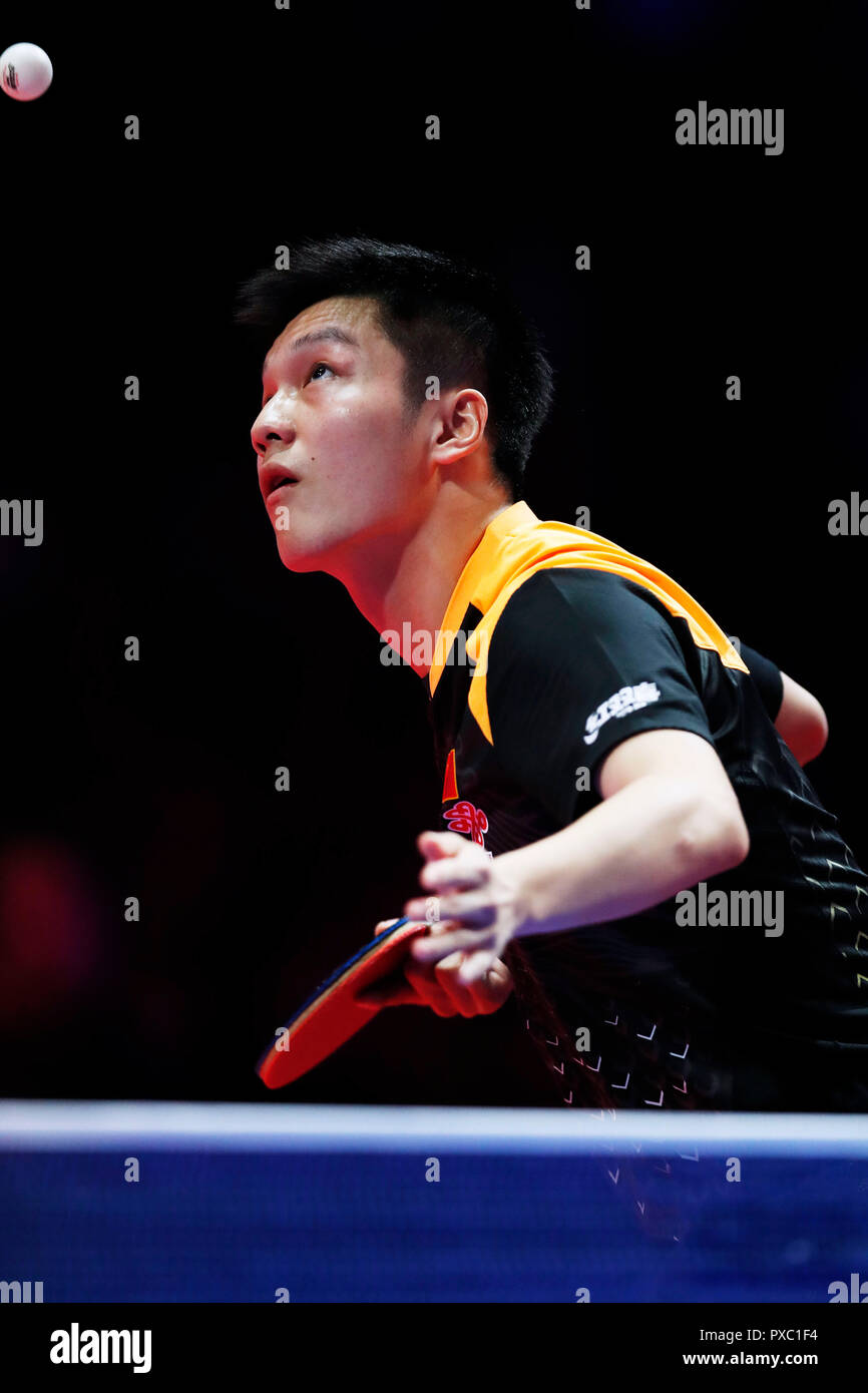 Paris, France. Credit: D. 20th Oct, 2018. Zhendong Fan (CHN) Table ...