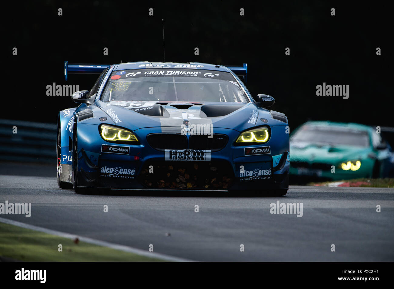 Nuerburg, Germany. 20th Oct, 2018. The BMW M6 GT3 with Jonathan Hirschi ...