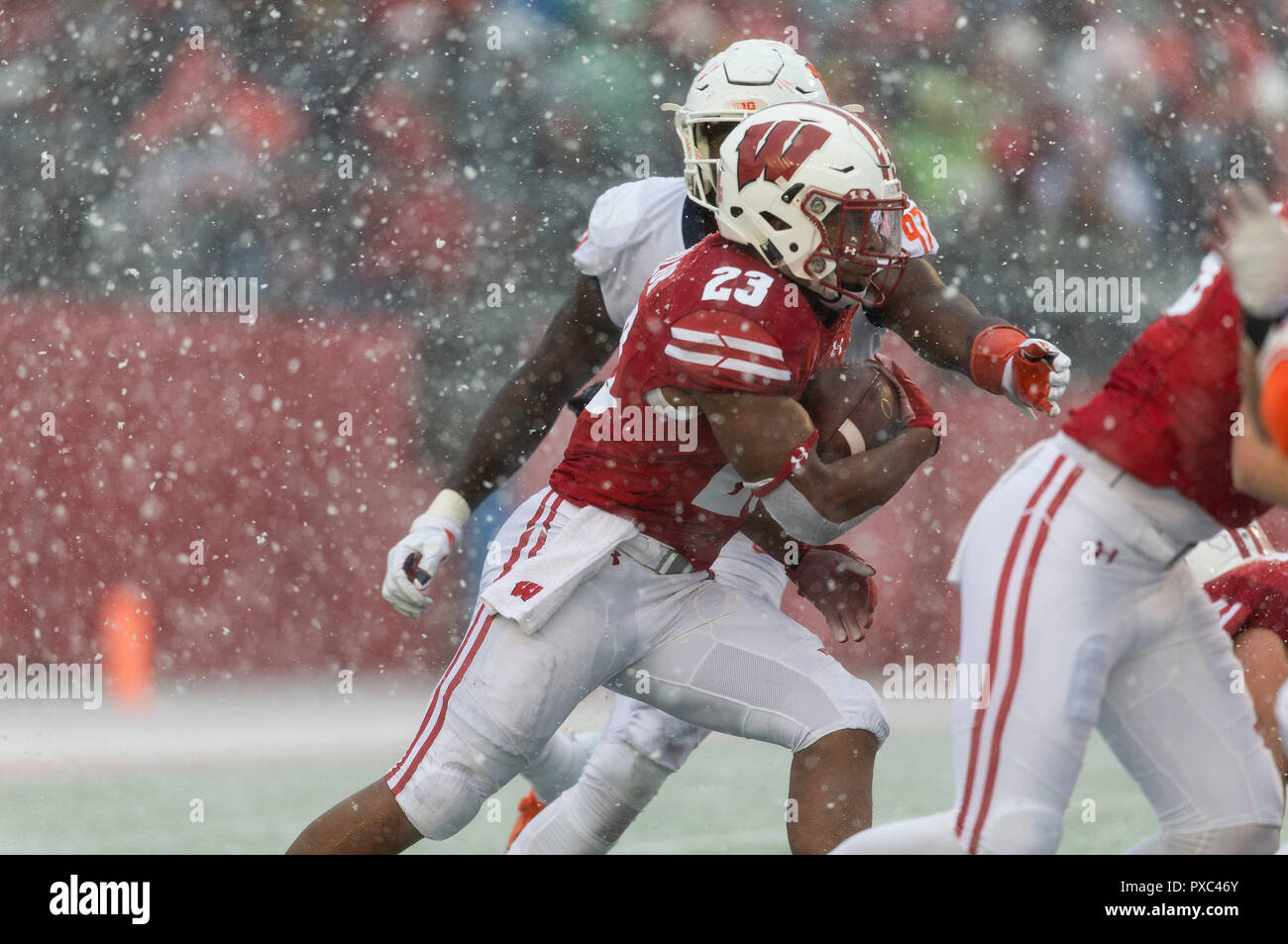 Madison, WI, USA. 20th Oct, 2018. Wisconsin Badgers running back ...