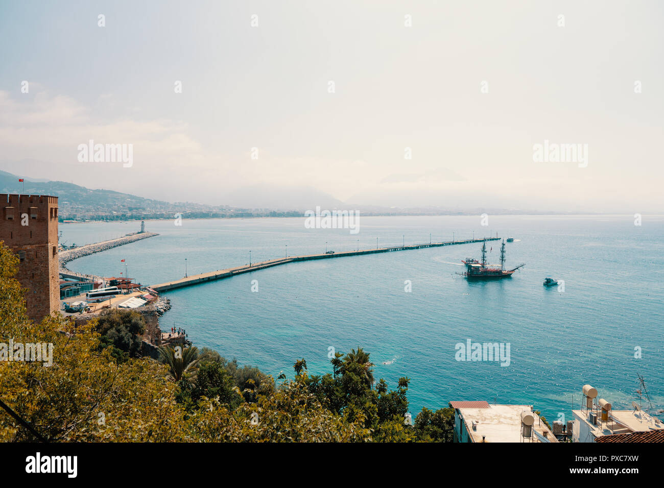 Alanya pier hi-res stock photography and images - Alamy