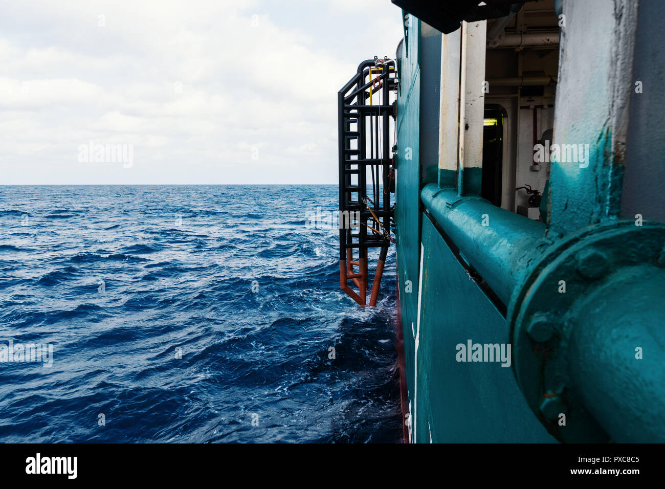 Deck of motor ship hi-res stock photography and images - Alamy