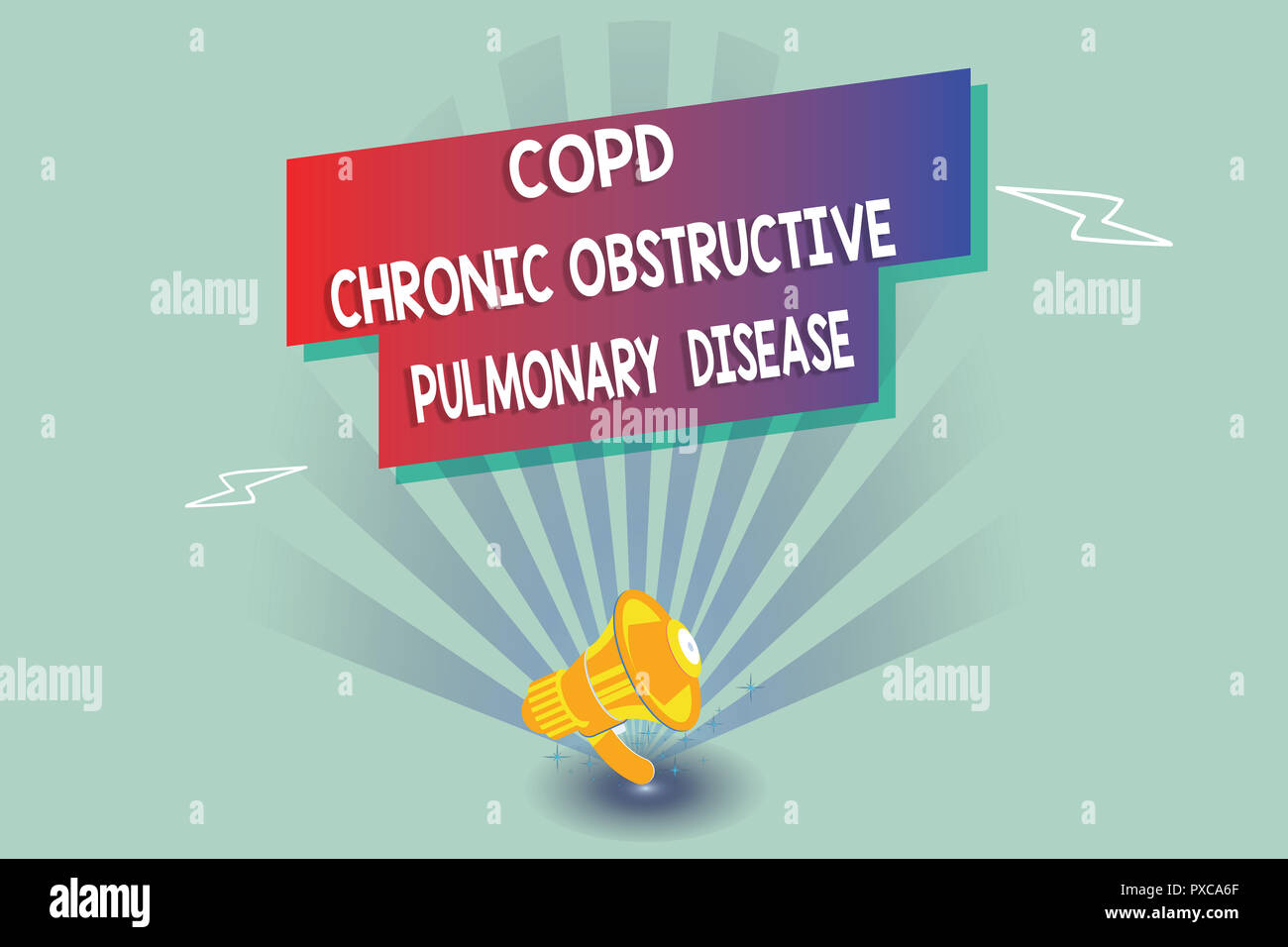 Text sign showing Copd Chronic Obstructive Pulmonary Disease ...
