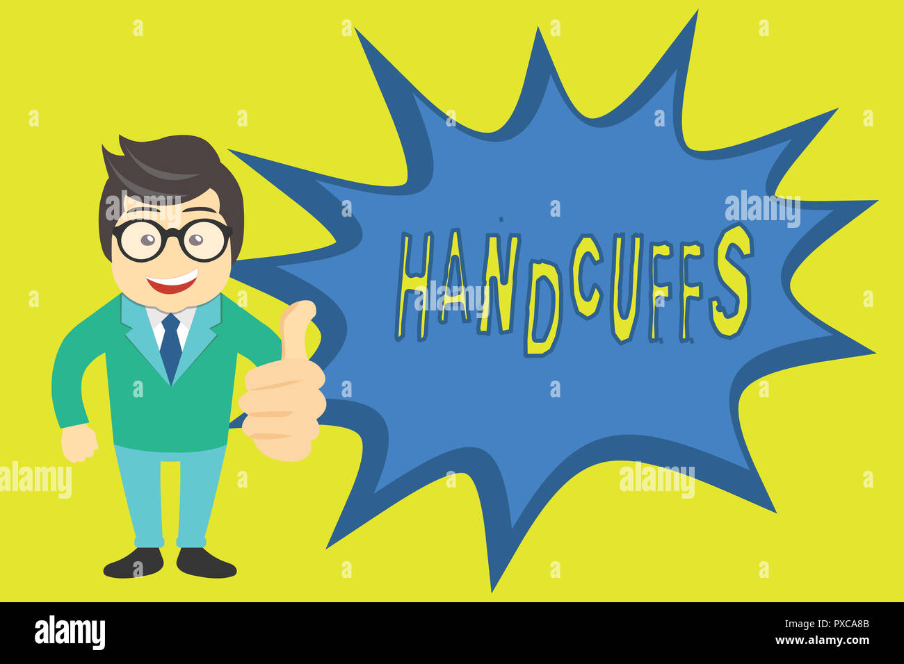 Word writing text Handcuffs. Business concept for Pair of lockable ...